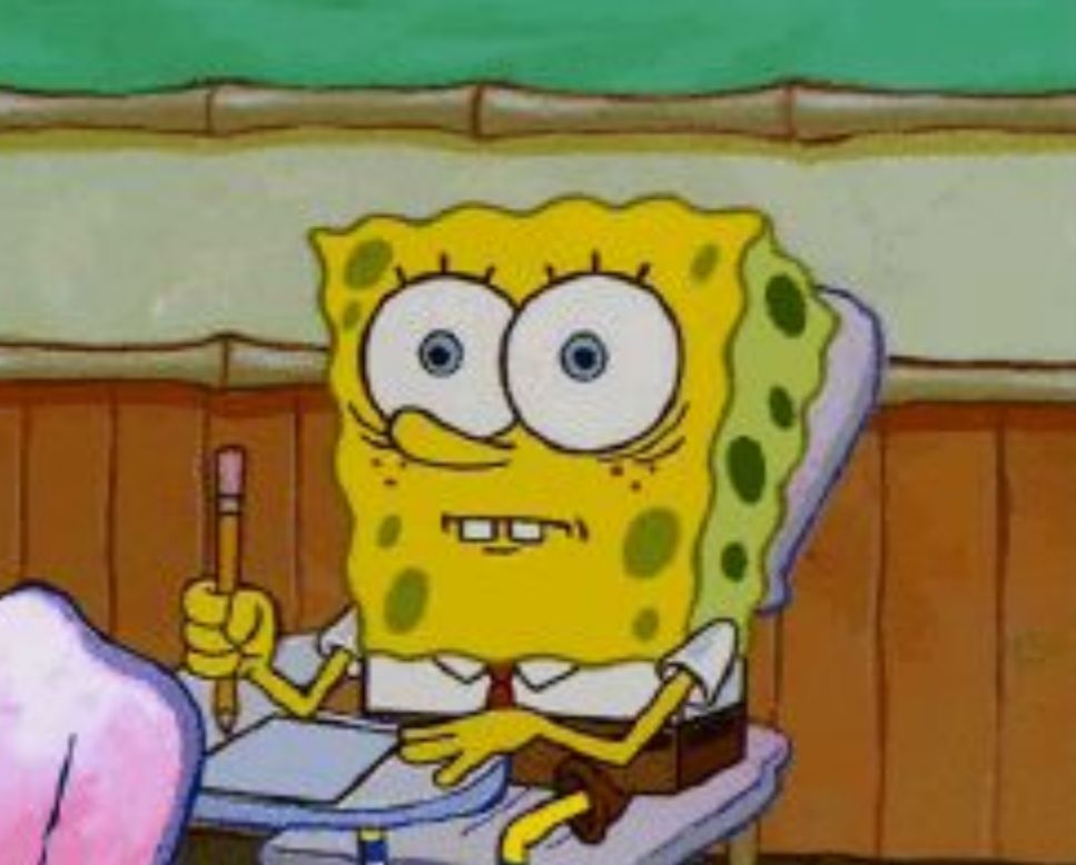 Spongebob Scared Blank Template Imgflip