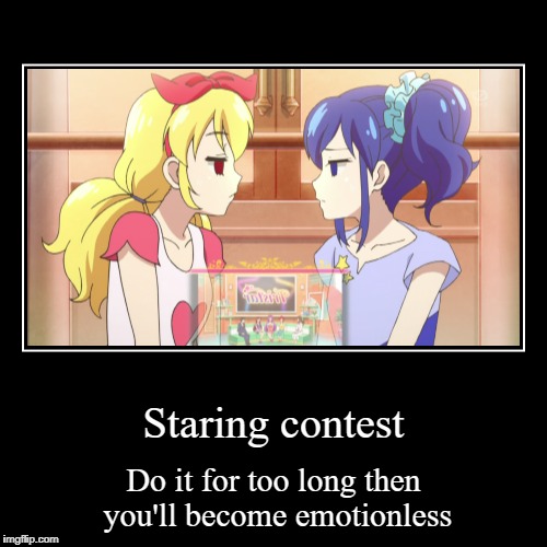 Staring contest | Demotivational Posters | Know Your Meme