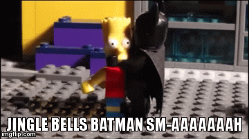 Batman Chokes Bart Simpson - Imgflip