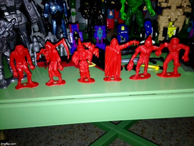 Has anyone seen these MPC monsters in these colors before?