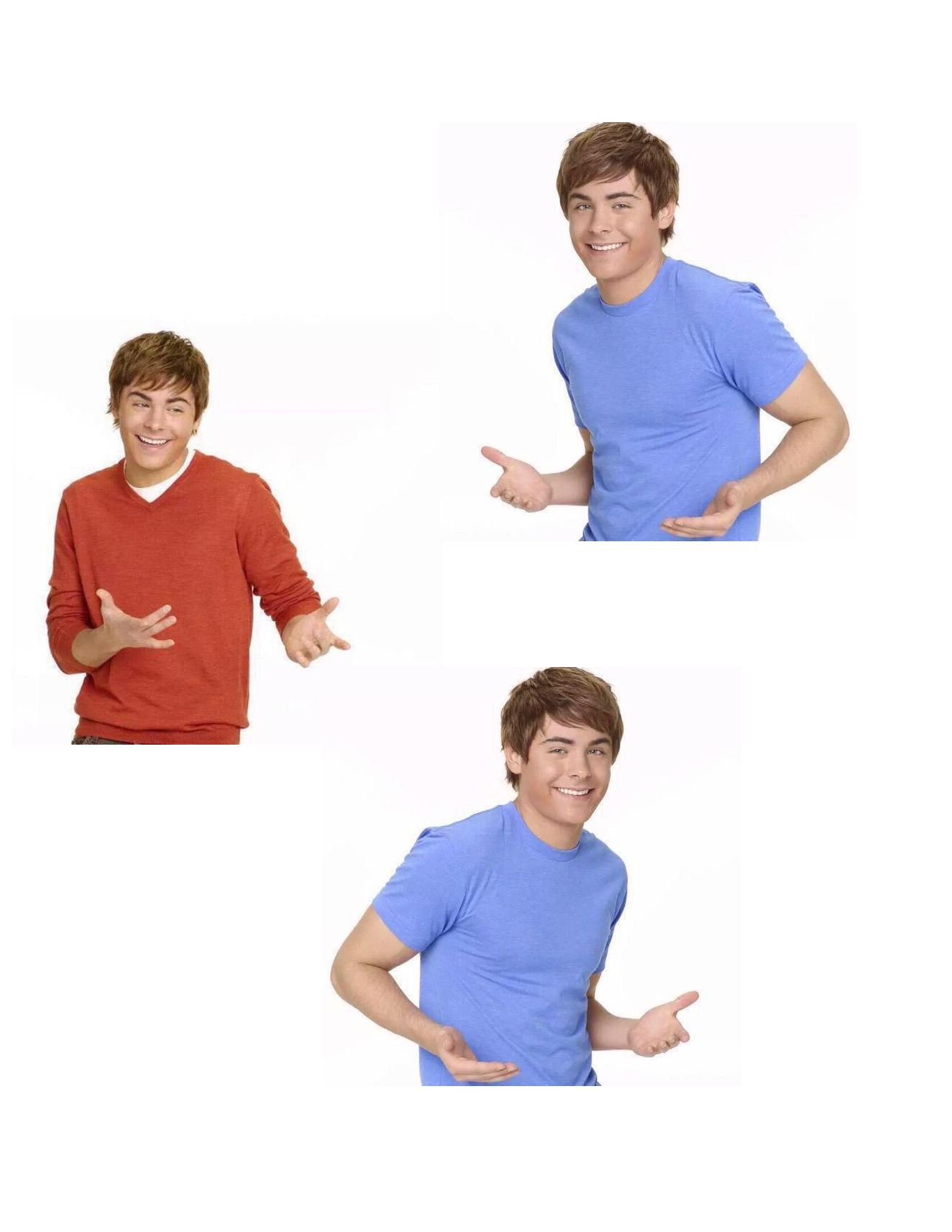 Zac Efron No Idea Blank Template Imgflip