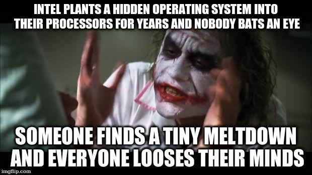 And everybody loses their minds Meme - Imgflip