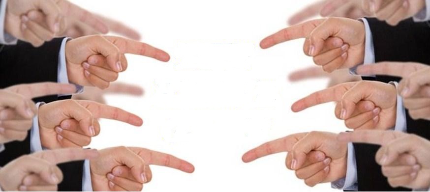 Pointing Fingers Blank Template Imgflip