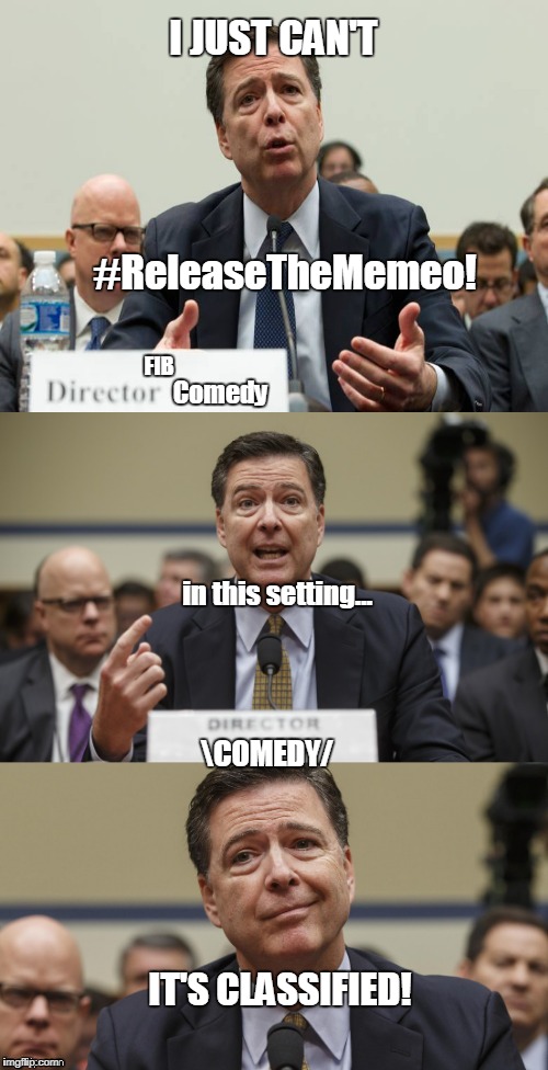FIB Director Comedy: I Can't #ReleaseTheMemeo in this Congress COMEDY ...