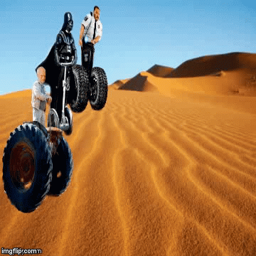 The first ever meme segway race! Check the comments for race info ...