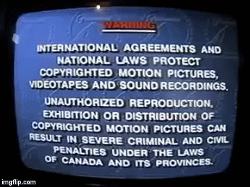 Paramount Home Video Canadian FBI Warning VHS Tape Cassette - Imgflip