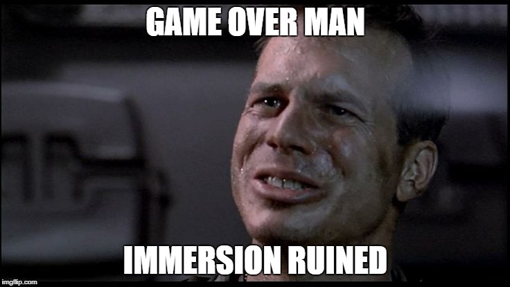 Image tagged in game over man rip bill paxton - Imgflip