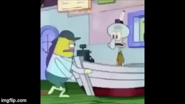 poor squidward - Imgflip