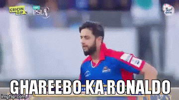 imad wasim failed copy celebration - Imgflip