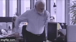 Everybody RUN!! Harold is done hiding the pain - Imgflip