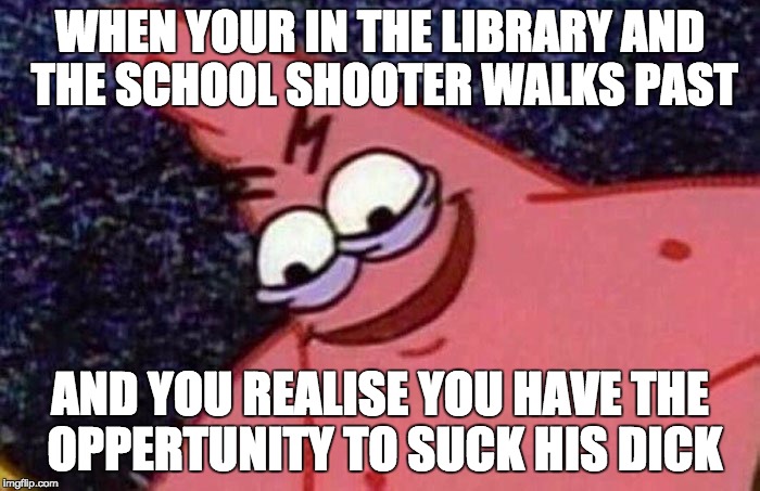 Evil Patrick - Imgflip