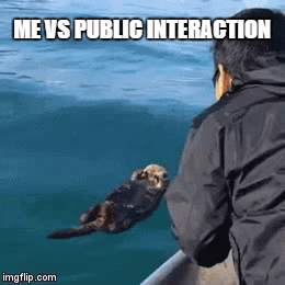 Me Vs Public interaction - Imgflip
