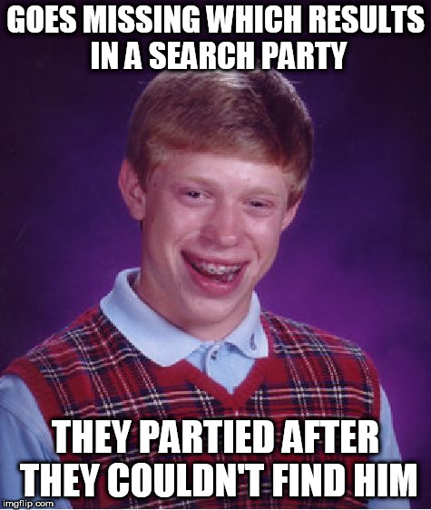 Bad Luck Brian Meme - Imgflip