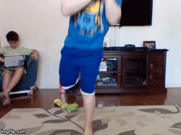 Most claps standing on one leg - Imgflip