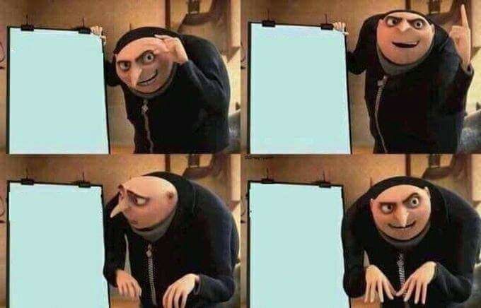 Master Plan Gru Blank Template Imgflip