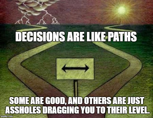 Two Paths Meme Template