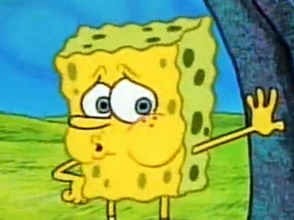 Tired Spongebob Blank Template Imgflip