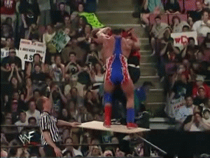 15 years and a day. Mick Foley got thrown off a cage by the undertaker ...