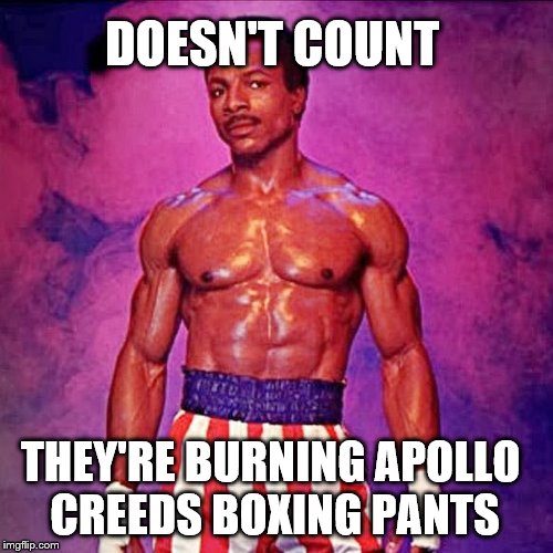 ironic flag burning - Imgflip