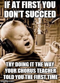 Singing Baby In Studio - Imgflip