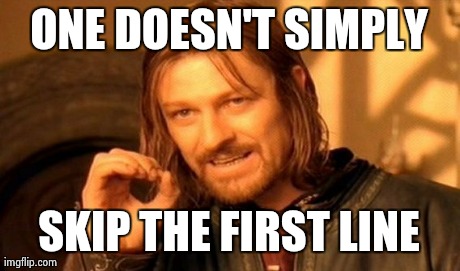 One Does Not Simply Meme - Imgflip