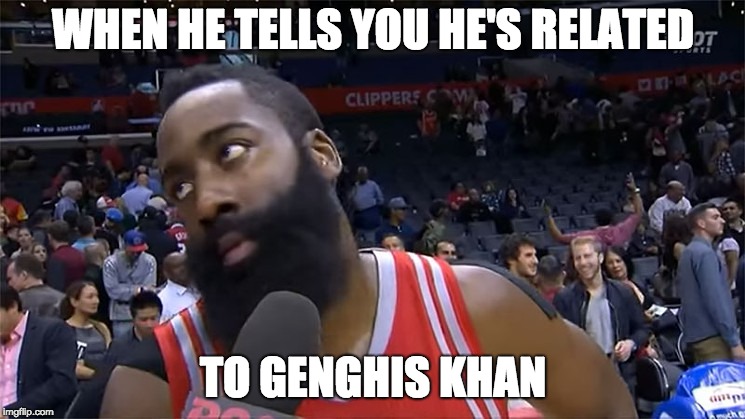 James Harden eyeroll - Imgflip