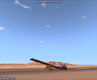 Car catapult (game is beamng.drive) - Imgflip