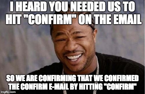 Confirm Email Imgflip