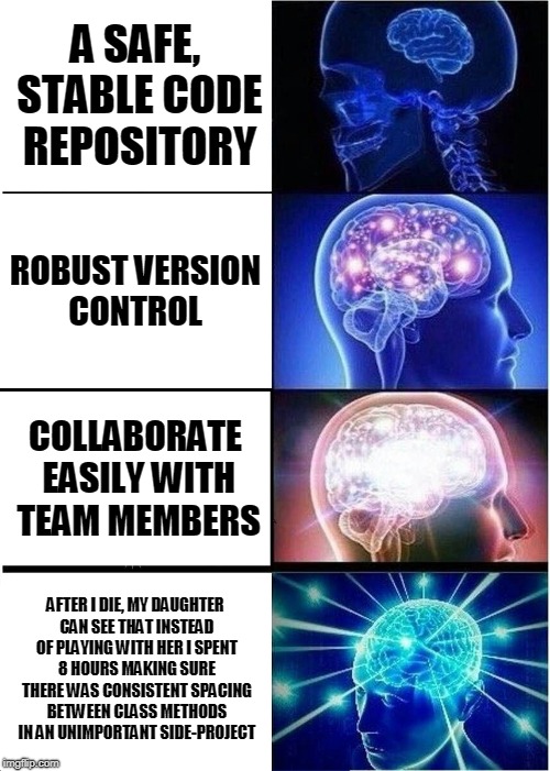 Why I Use GitHub : r/ProgrammerHumor