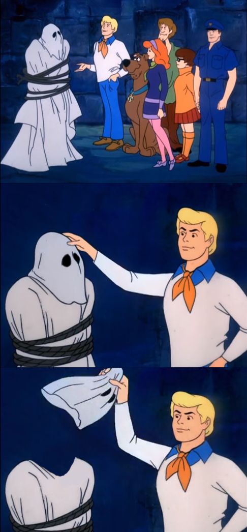 Scooby Doo Unmasking Meme Template Card Template