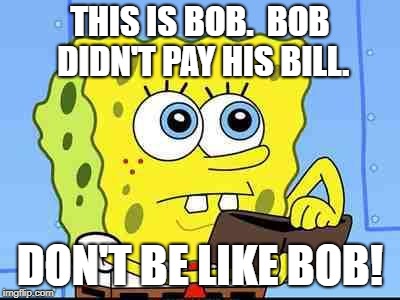 Spongebob wallet - Imgflip