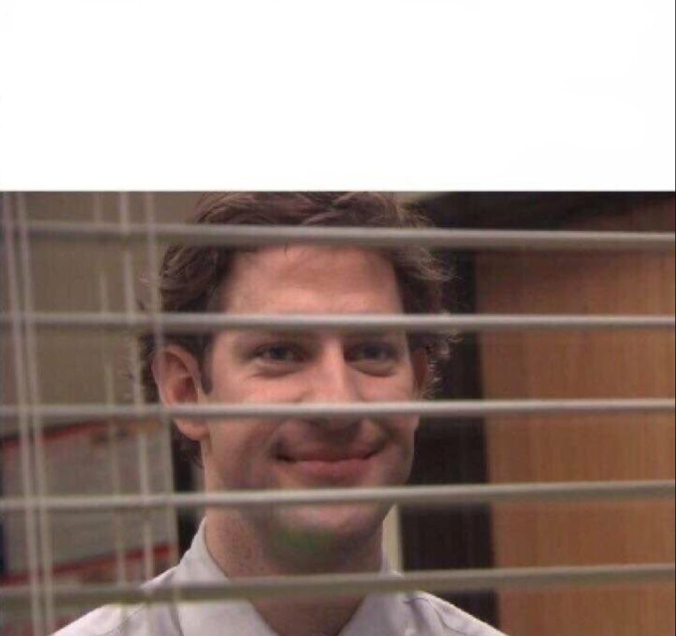 Jim Halpert Blank Template Imgflip