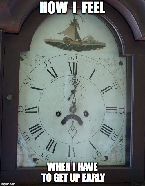 Image tagged in sad clock - Imgflip