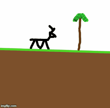 Stick Deer Walking - Imgflip