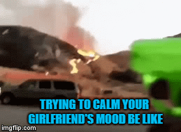 Sometimes it's better to just shut up and ride the storm out! - Imgflip