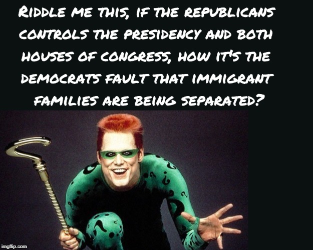 Image tagged in riddler immigrants trump immigrants - Imgflip
