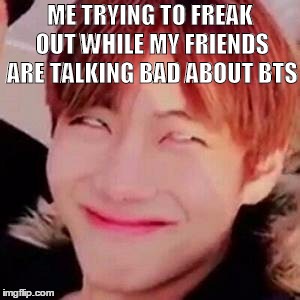 BTS V meme - Imgflip
