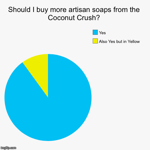 Should I buy more artisan soaps from the Coconut Crush? - Imgflip