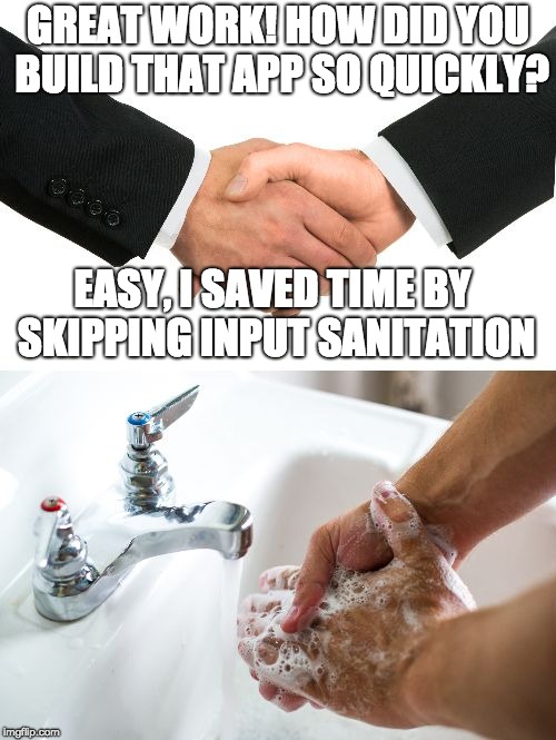 handshake washing hand - Imgflip