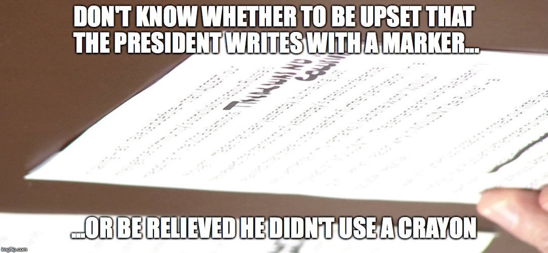 Image tagged in trump notes - Imgflip