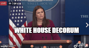 WH Decorum - Imgflip