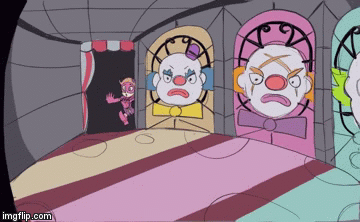 What life feels like ... being chased by evil clowns - Imgflip