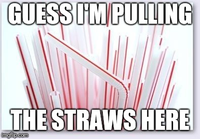 The real reason California banned straws. - Imgflip