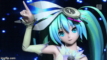 Miku wink - Spica - Imgflip
