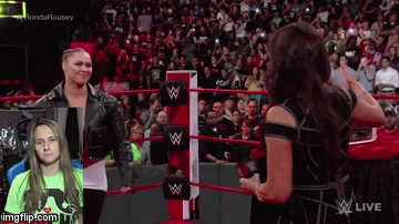Reaction to Ronda Rousey snubbing Stephanie McMahon - Imgflip