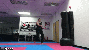 360 jump spinning double kick - Imgflip