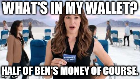 Image tagged in what's in my wallet - Imgflip