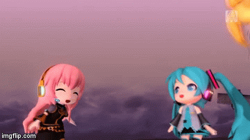 Vocaloid chibi jump - God-Tier Tune - Imgflip