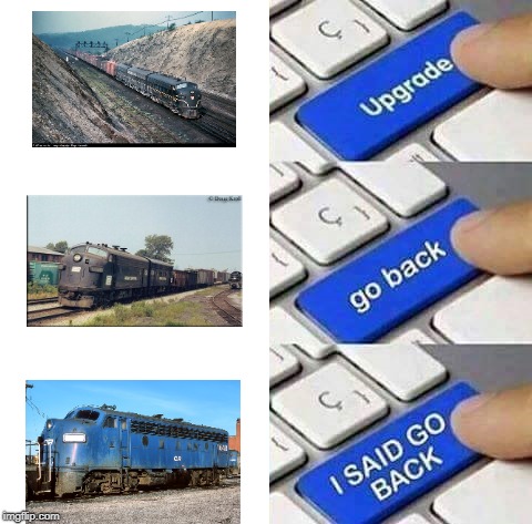 Upgrade go back I said go back! - Imgflip