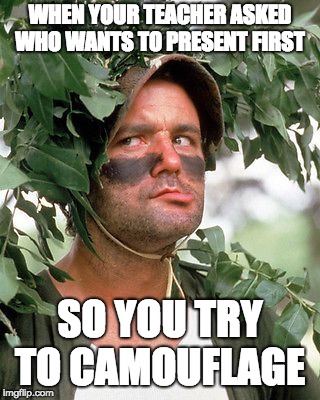 Bill Murray camouflaged - Imgflip